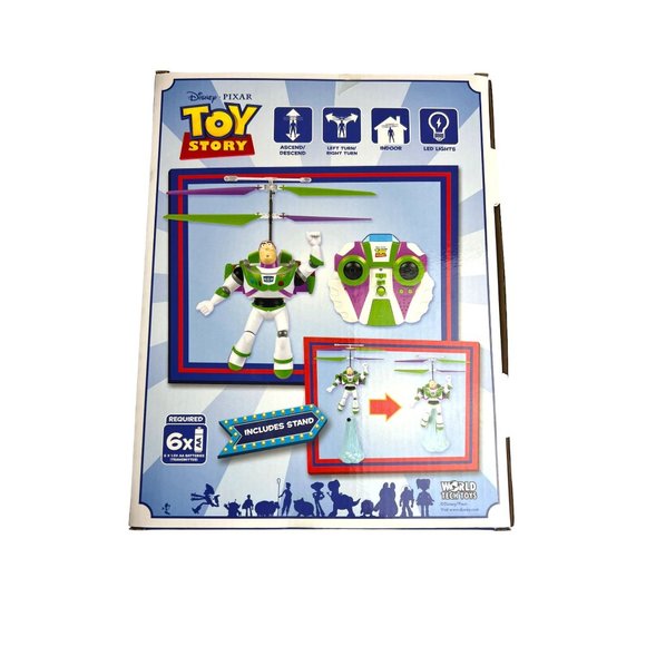 World Tech Toys | Toys | Toy Story Buzz Lightyear 2 Channel Flying ...